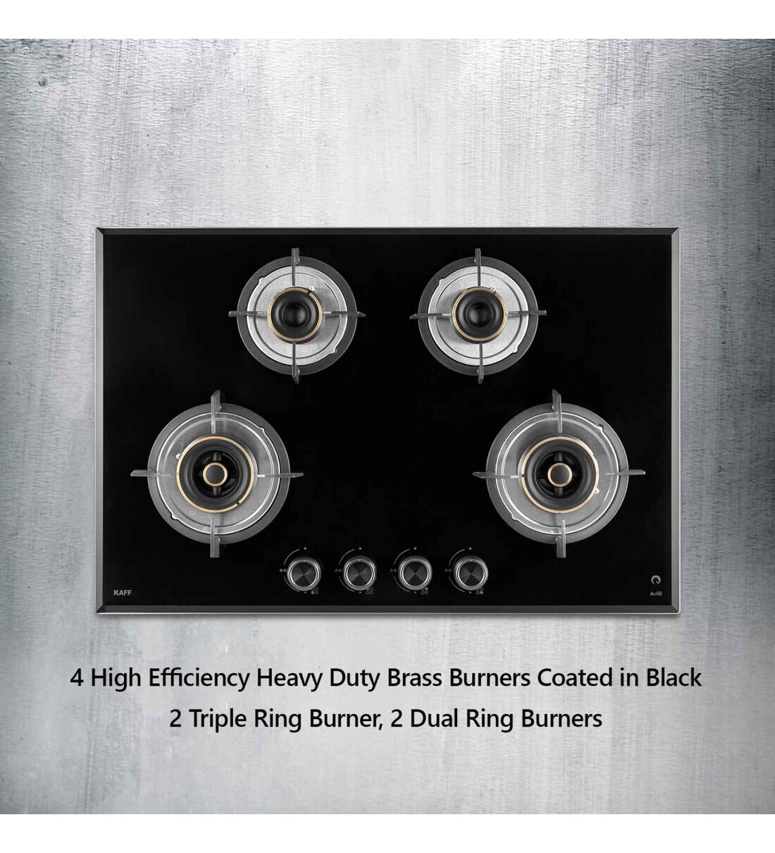 Buy Kaff 4 Burners Glass Gas Hob Aln784 (Isi Mark) Online - Gas Stoves ...