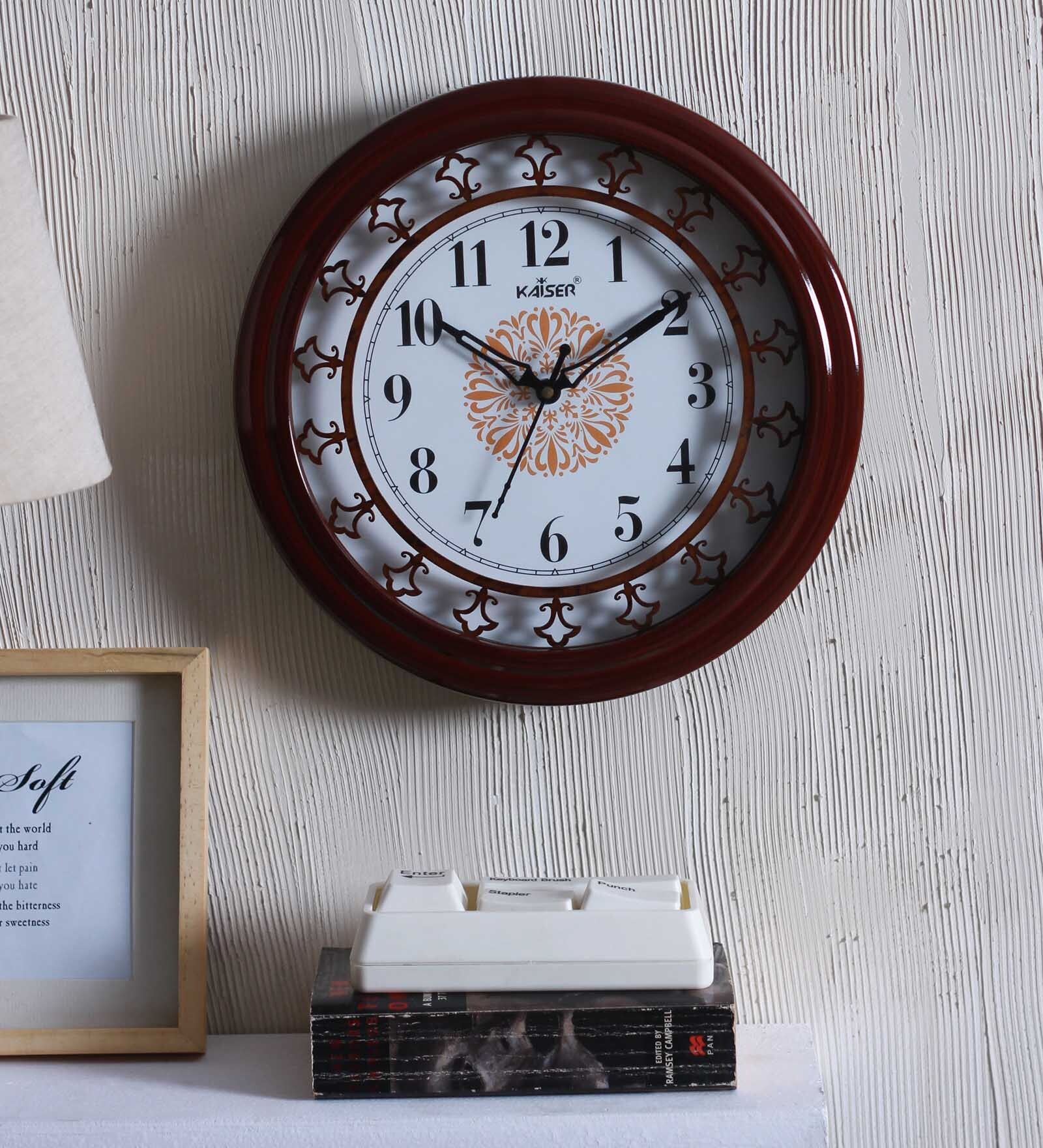 Buy Kaiser Cola Wood 11 x 1.7 x 11 Inch Wall Clock by Kaiser at 20% OFF ...