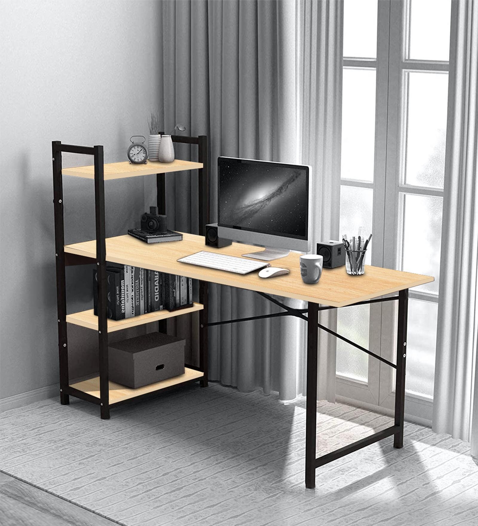 Buy Angie Study Table in Light Natural Finish at 48% OFF by Kawachi ...