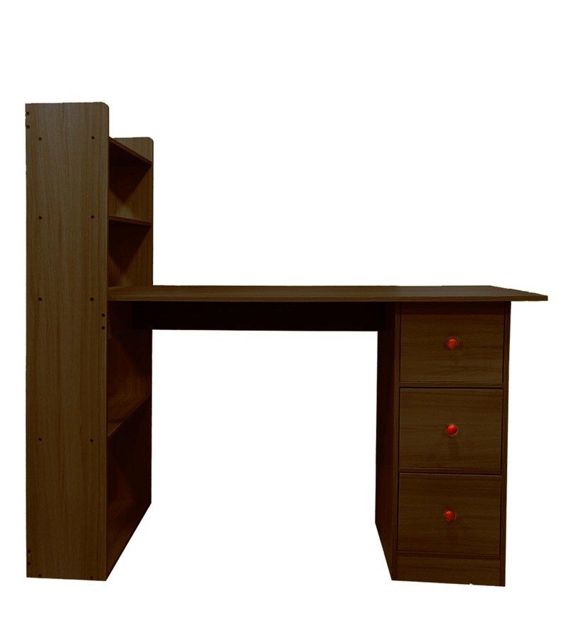 Buy Hutch Desk in Brown Finish Online - Hutch Desks - Study Tables ...
