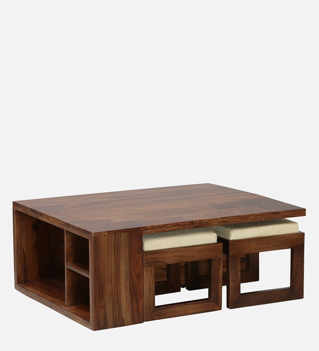 Buy Kelty Sheesham Wood Nesting Coffee Table Set in Provincial Teak ...