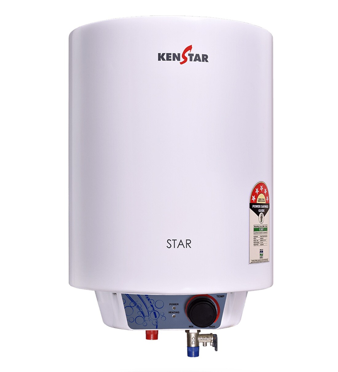 Buy Kenstar Star Metal 25 Ltr Storage Water Geyser in White Colour at ...