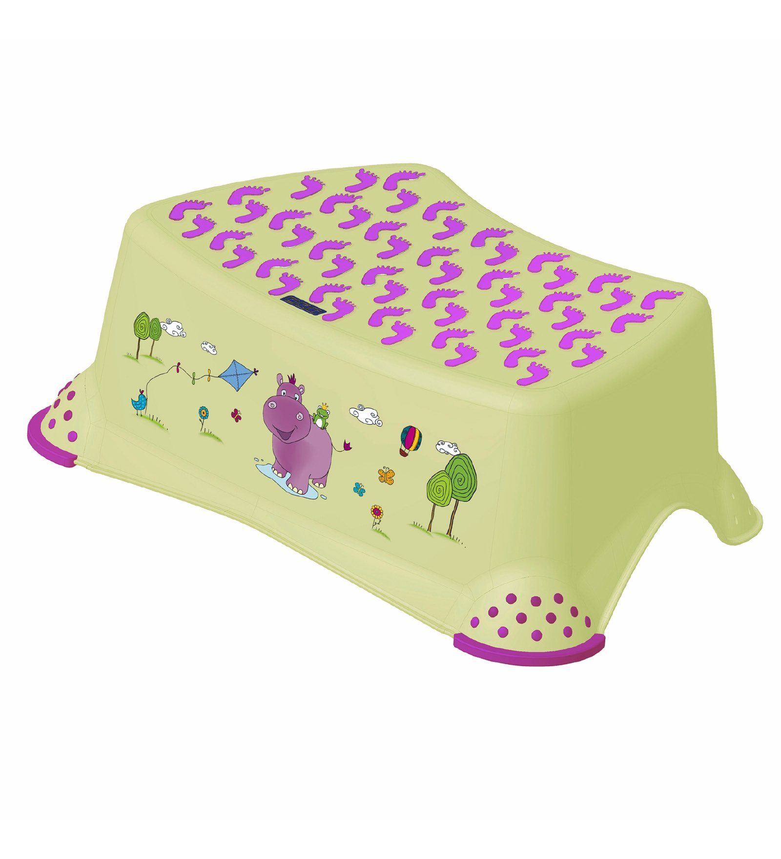 Buy Keeeper Hippo Lime Plastic Step Stool Online - Fry Pans - Cookware ...