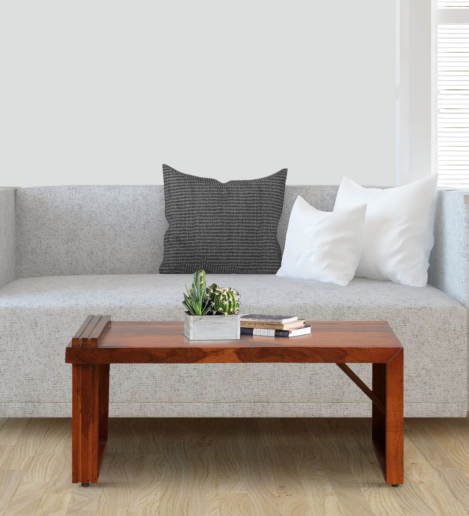 Buy Kelty Sheesham Wood Coffee Table In Scratch Resistant Honey Oak ...