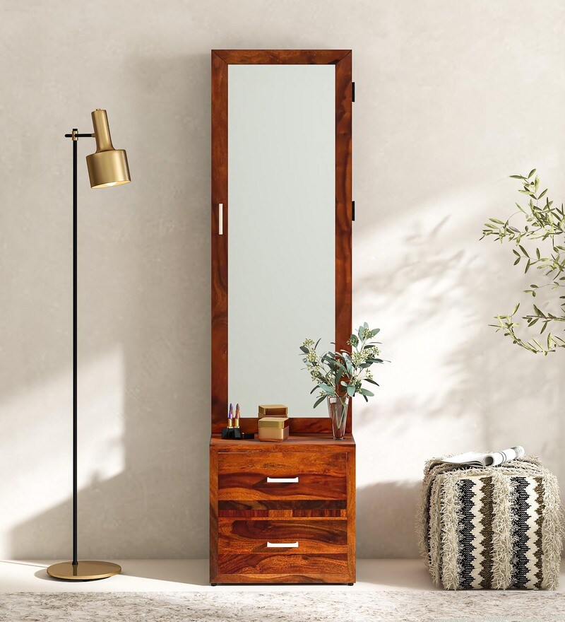 Buy Kelty Sheesham Wood Dressing Unit in Honey Oak Finish Online ...
