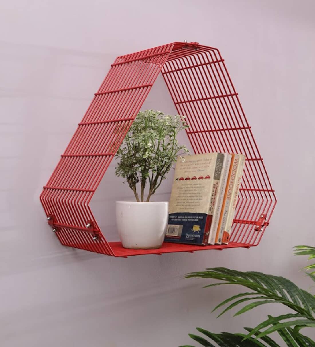 Buy Kinglet Galvanized Red Iron Wall Shelf at 44% OFF by Meshable ...
