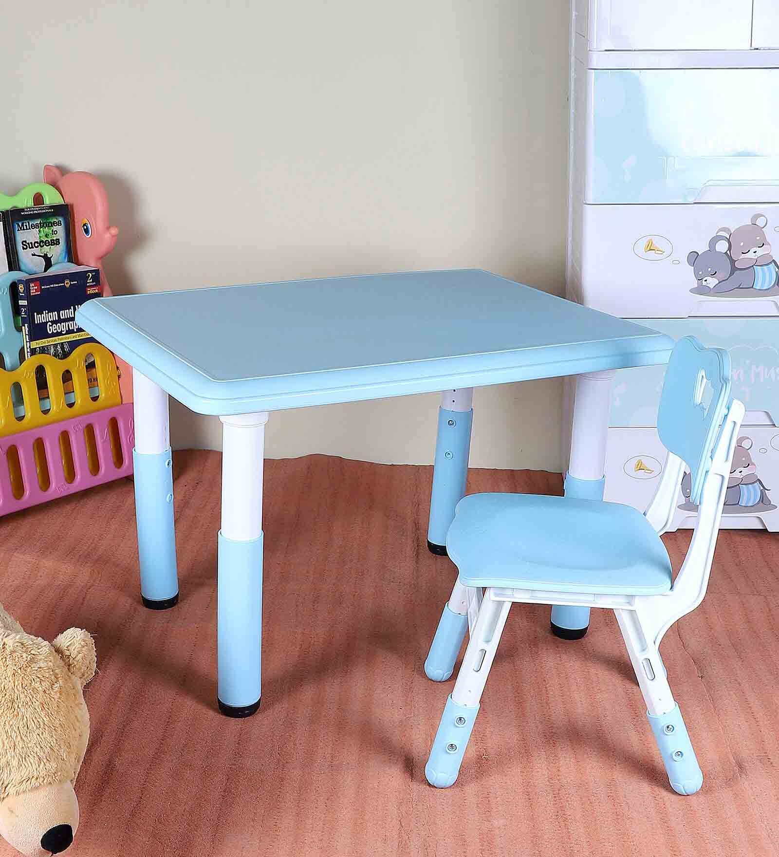Buy Cherry Plastic Infant Desk in Blue Colour with Chair at 20% OFF by ...