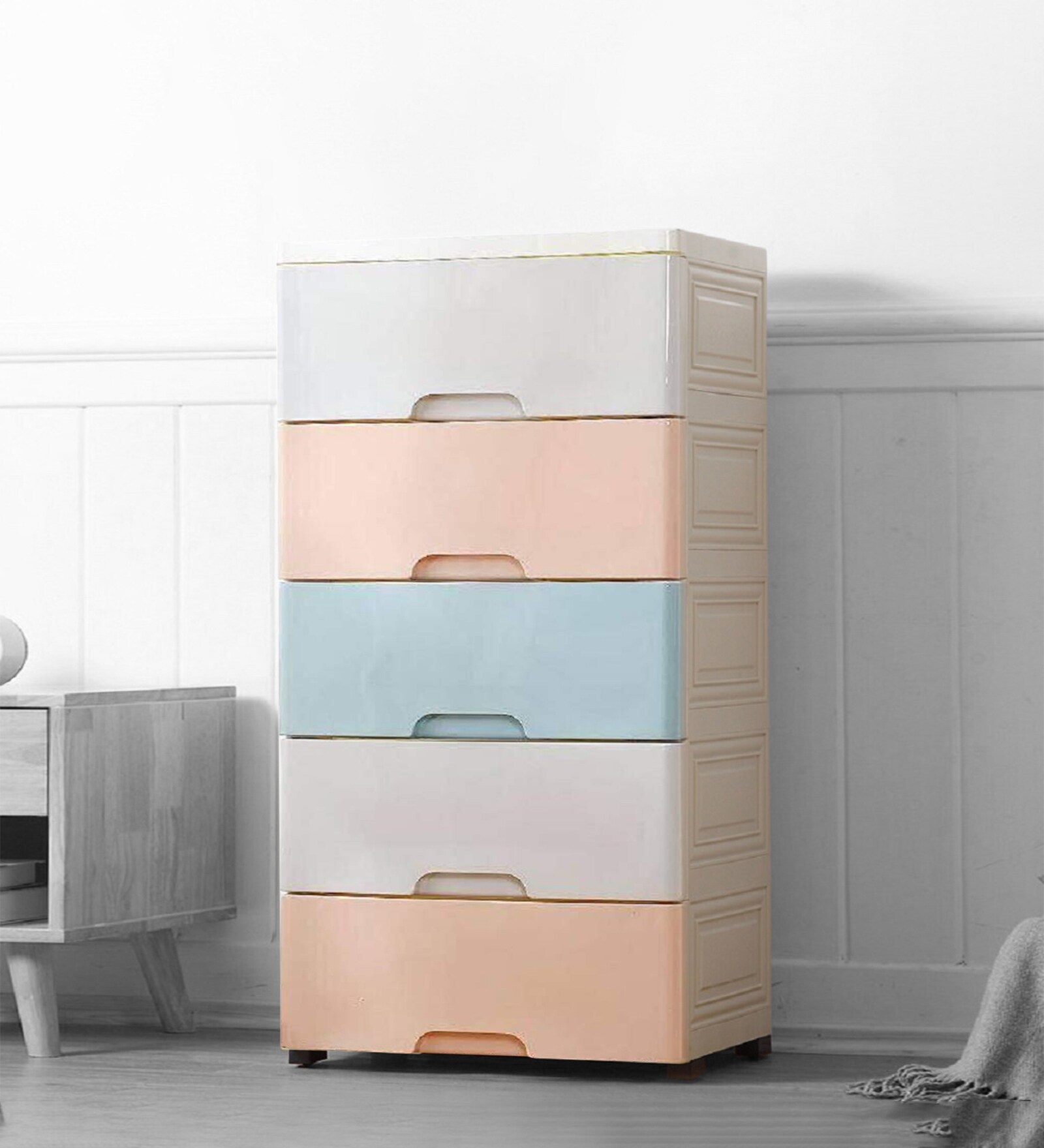 Buy Breadfruit Plastic Kids Chest Of Drawers in Multi Colour at 20% OFF ...