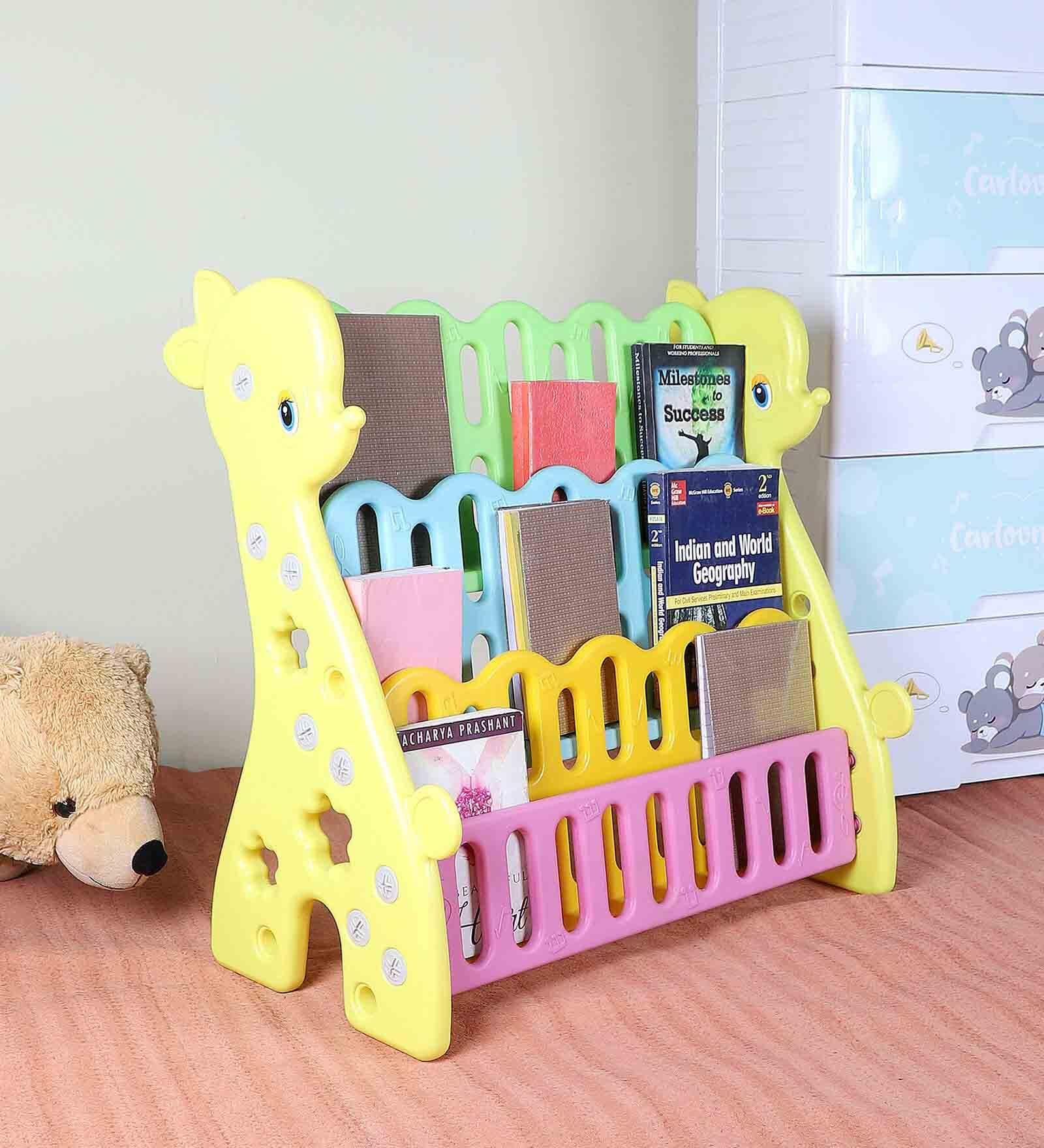 Buy Plastic Kids Bookshelf in Yellow Colour at 20% OFF by The Tickle ...