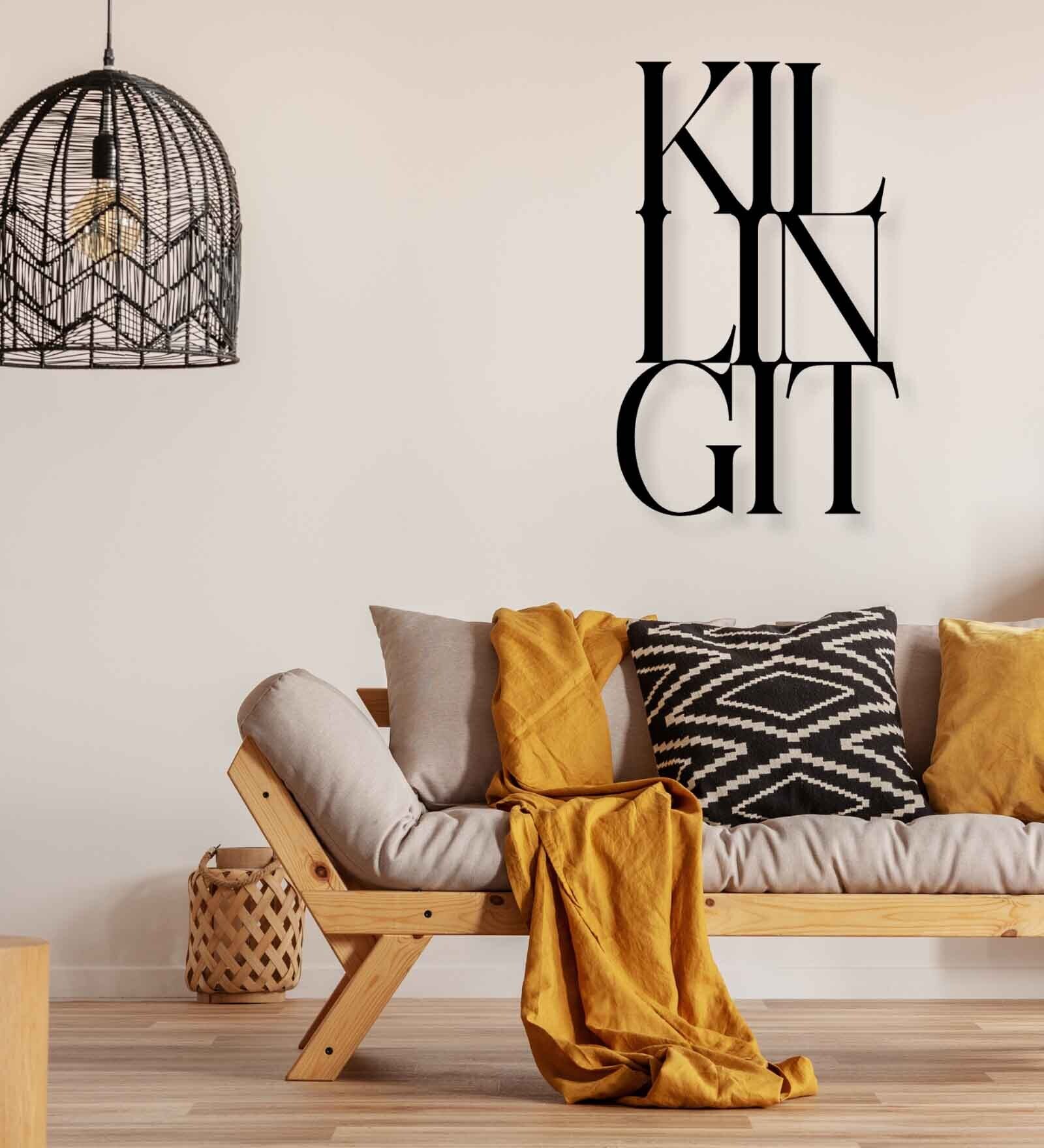 Buy Killing It Black Mild Steel Wall Art at 16% OFF by Elysian Dekor ...