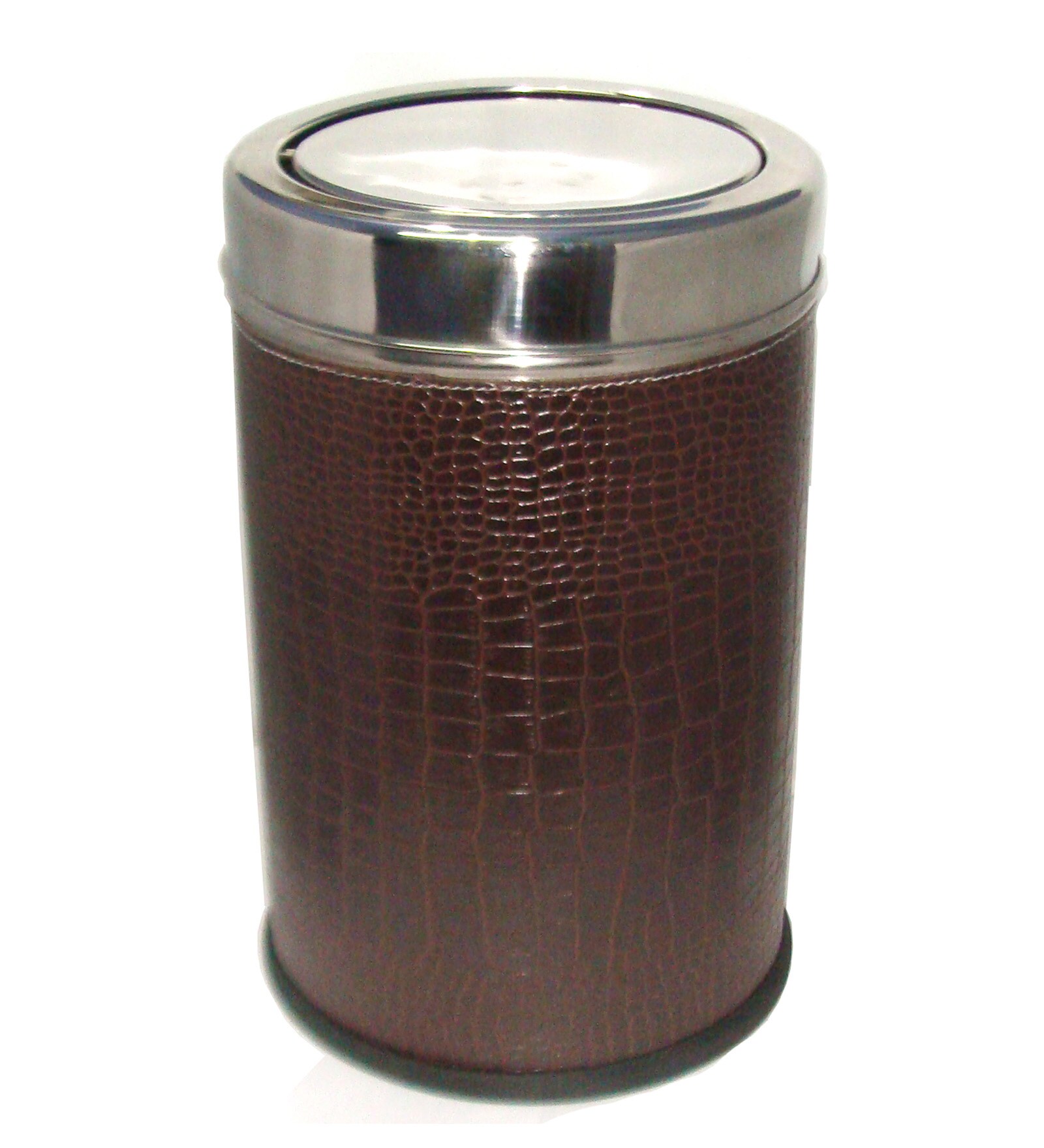 Buy Brown 10 L Swing Dustbin at 22% OFF by King International | Pepperfry