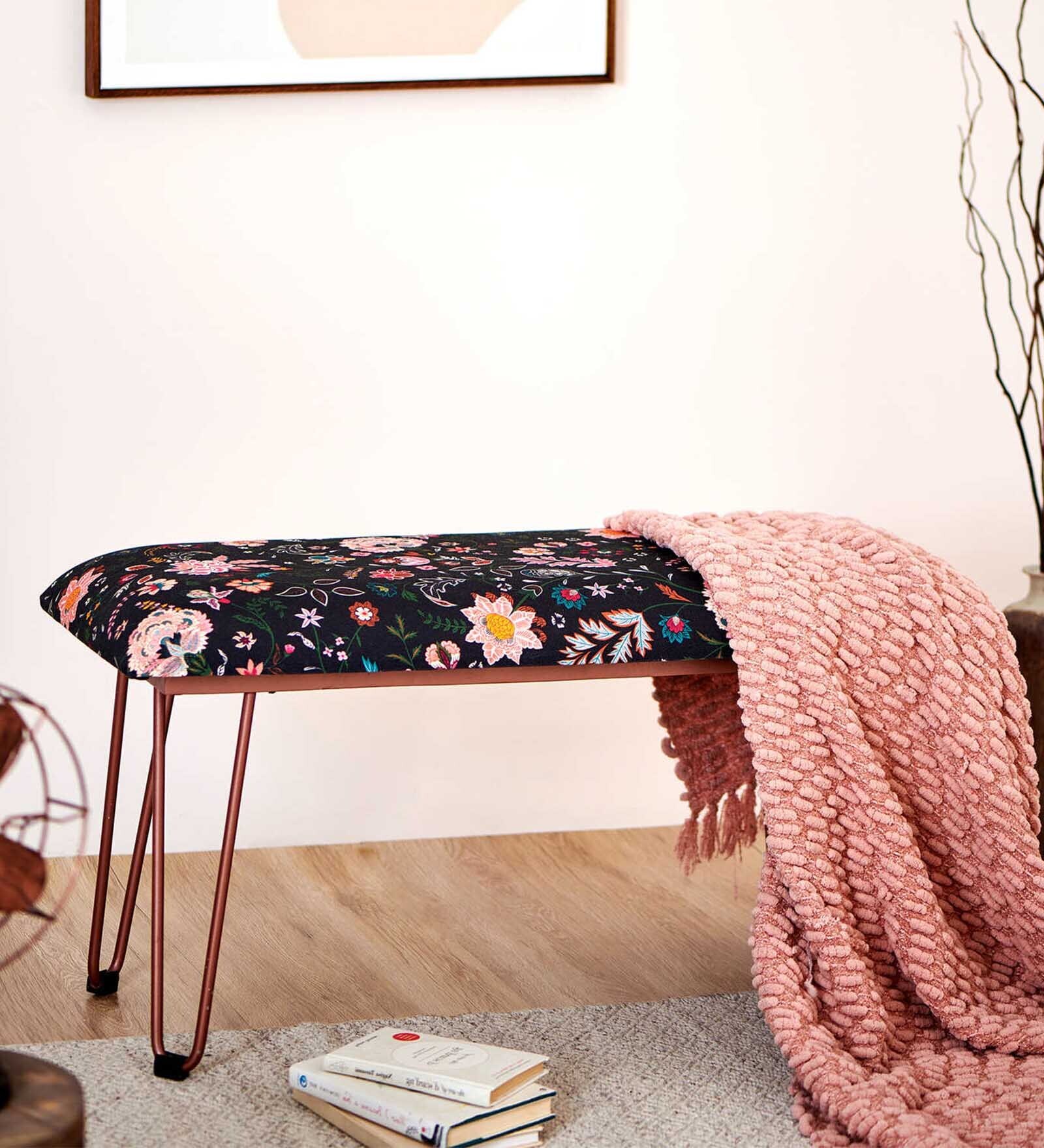 Buy Kitsch Bench in Bohemian Palampore Design Online - Benches - Benches - Furniture - Pepperfry ...
