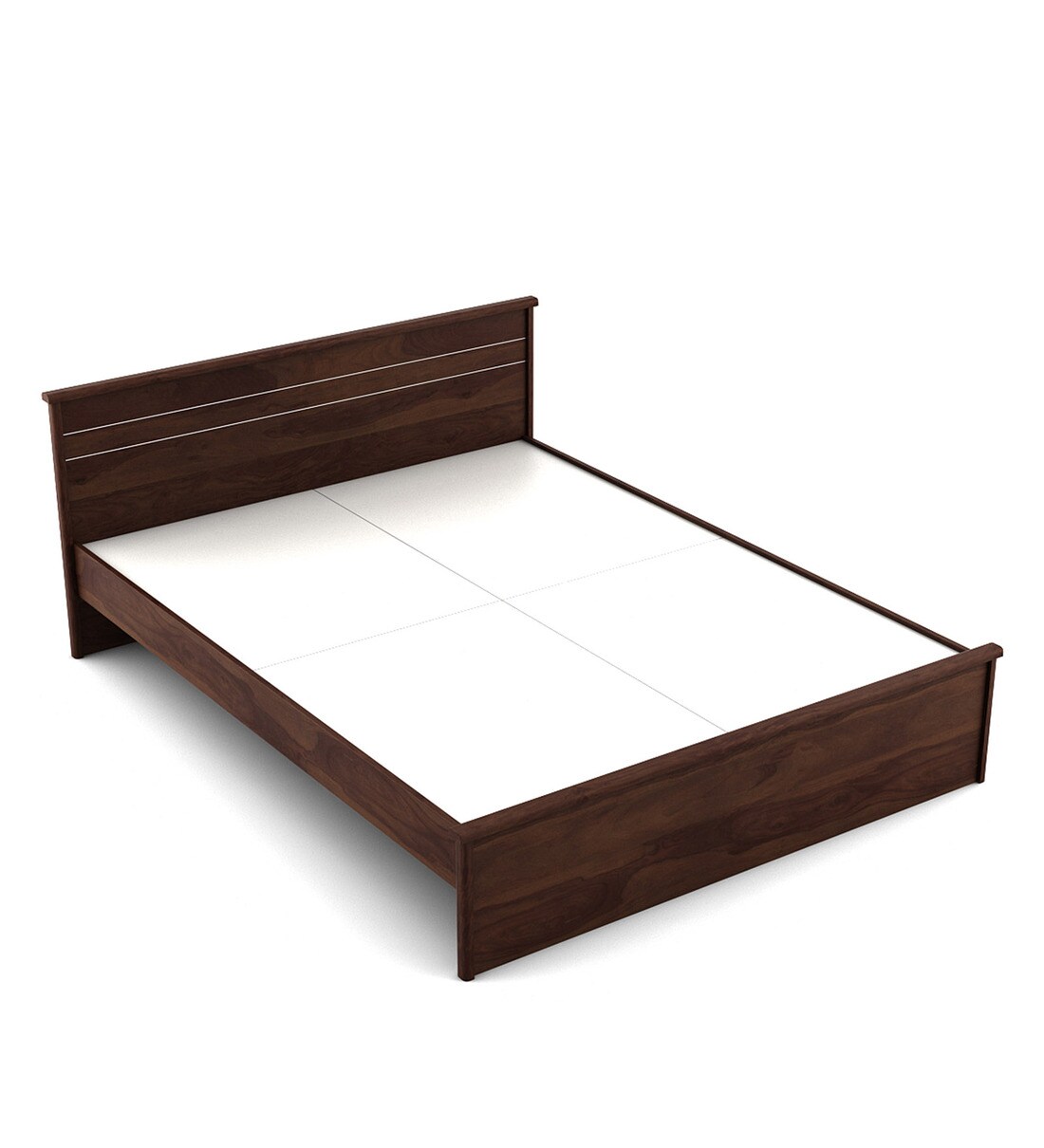 Buy Kosmo Carnival Queen Size Bed in Melamine Finish by Spacewood ...