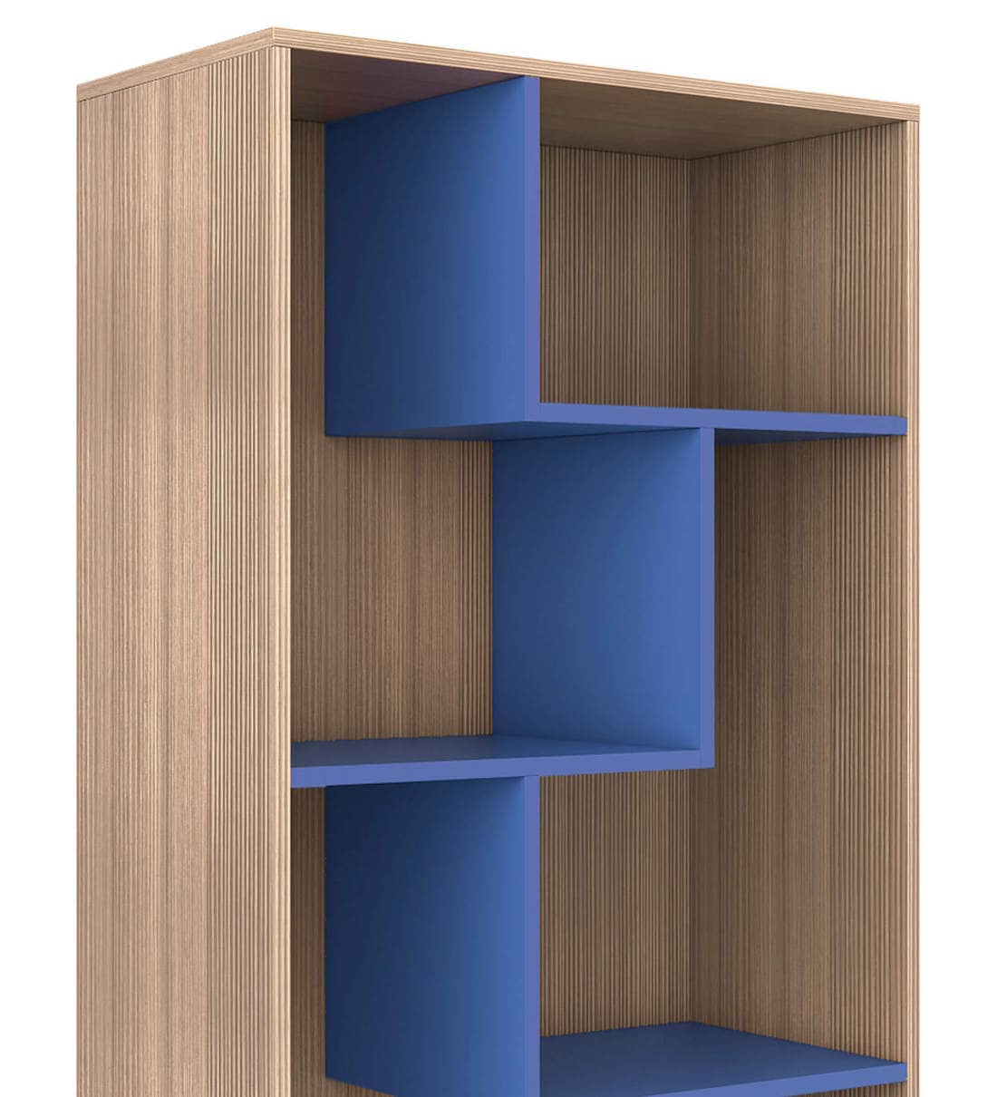 Buy Kosmo Coral Book Shelf in Drift Wood Finish by Spacewood Online ...