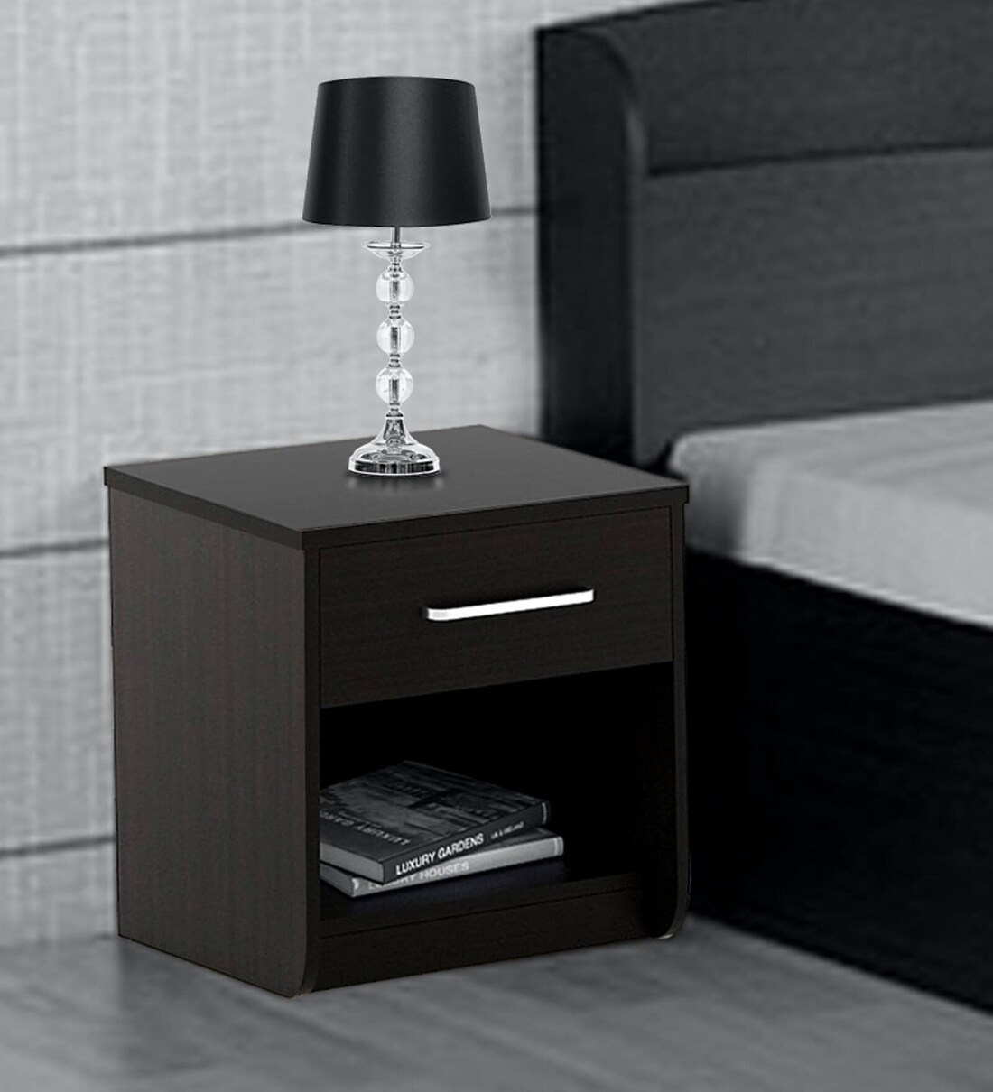 Buy Kosmo Imperial Night Stand in Natural Wenge Finish by Spacewood ...