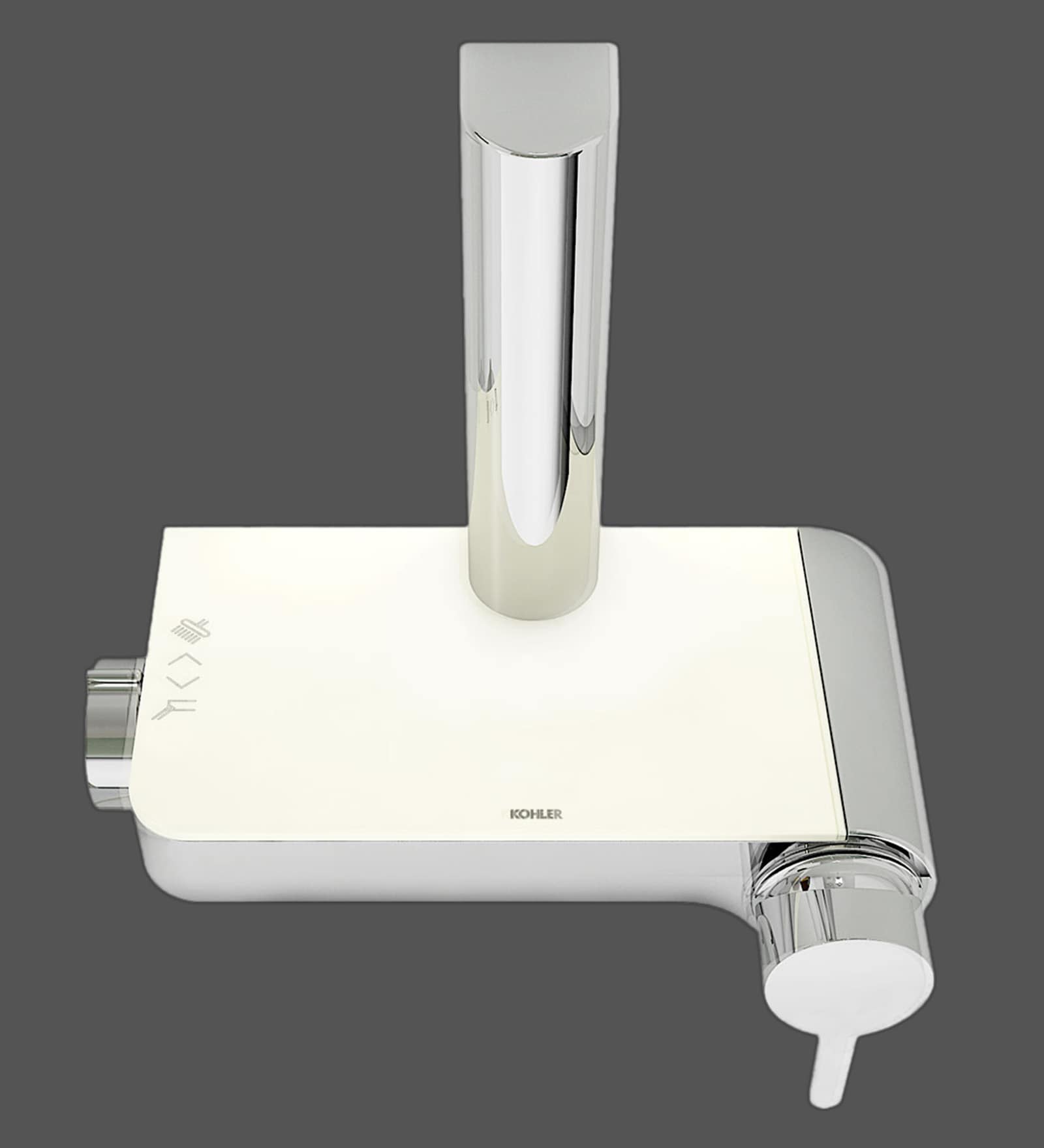 Buy Kohler Premium Range Silver Metal Toobi Exposed Bath & Shower Wall ...