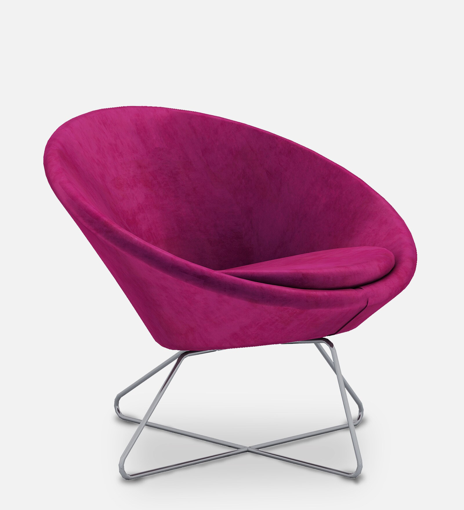 Buy Konic Tub Lounge Chair in Bright Pink Colour at 50% OFF by ...