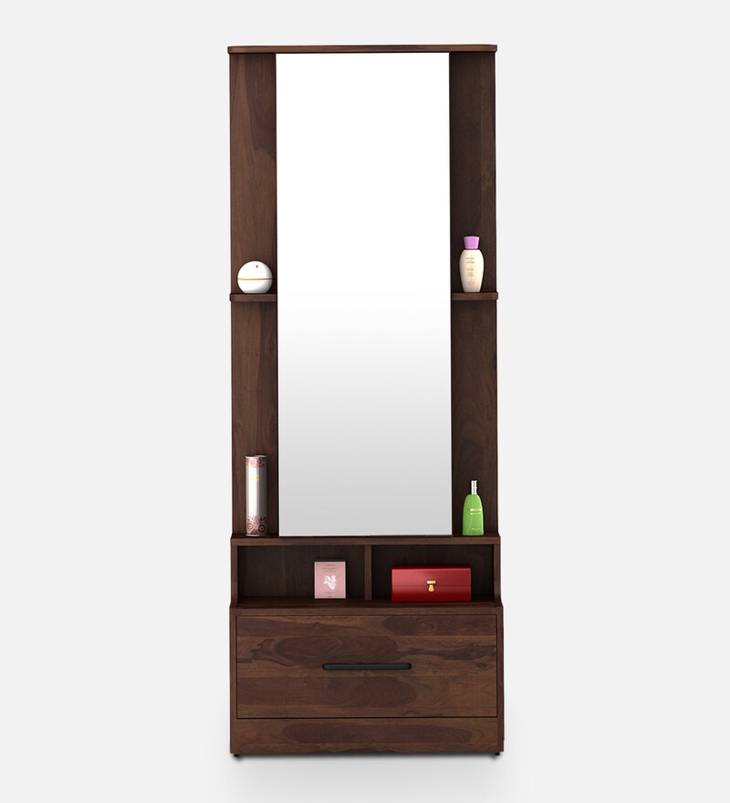 Buy Kosmo Liwa Dressing Unit in Sheesham Woodpore Finish by Spacewood ...