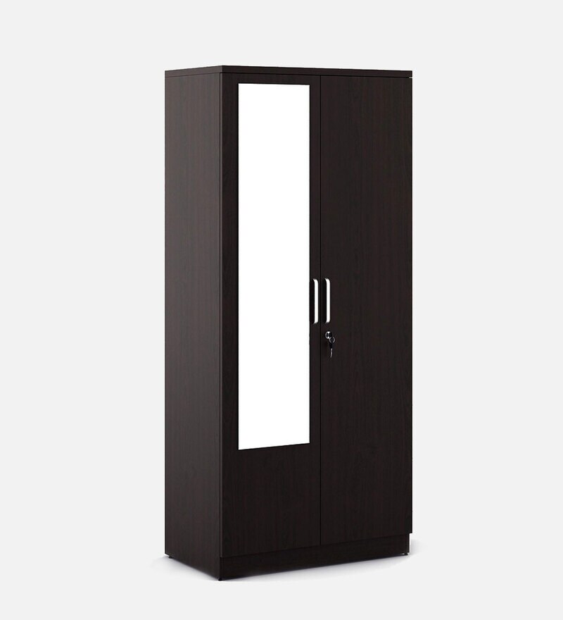 Buy Kosmo Weave 2 Door Wardrobe in Vermont Finish with Mirror by ...
