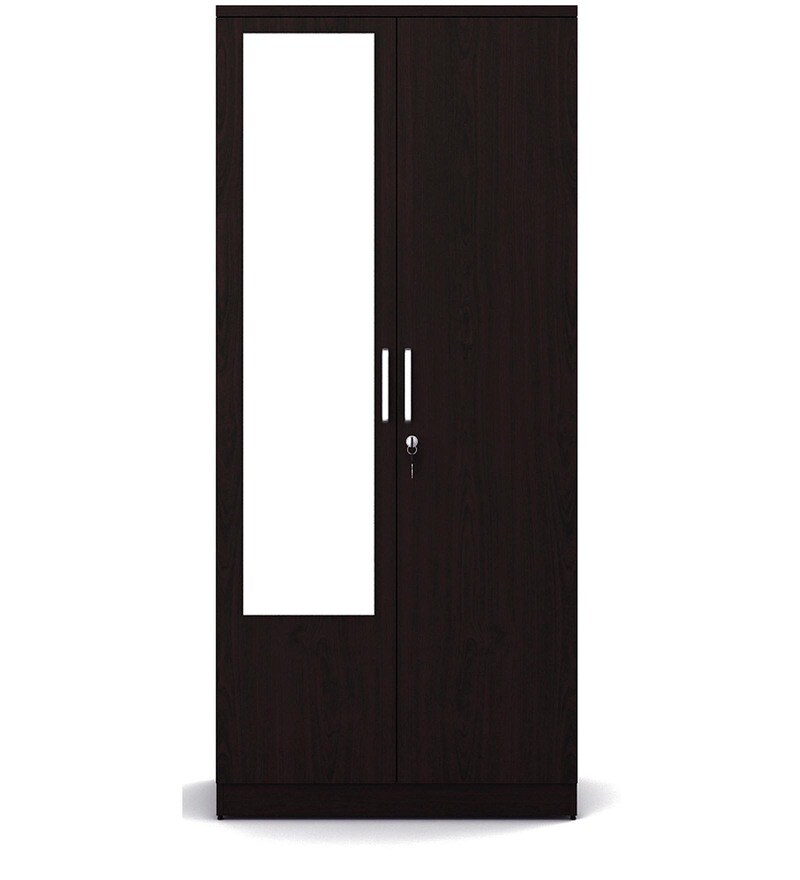 Buy Kosmo Weave 2 Door Wardrobe in Vermont Finish with Mirror by ...