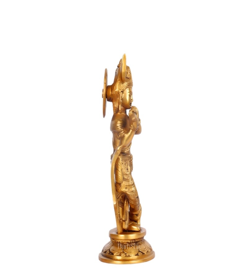 Buy Krishna Muralidhar Brass Religious Idol by BudhShiv Online ...
