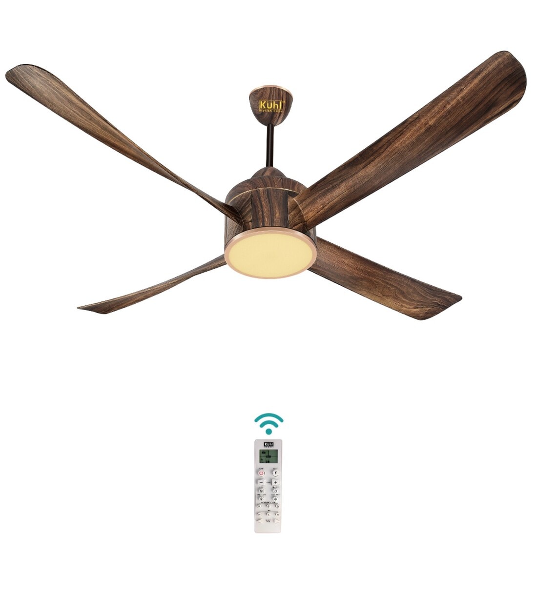 Buy KUHL Platin D4, Teakwood, Stylish BLDC High Air Flow with ...