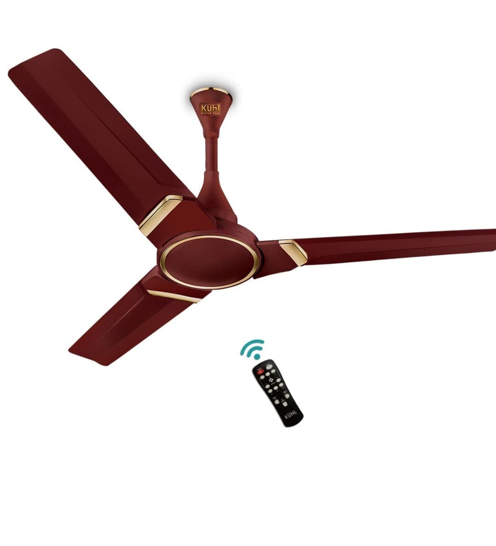 Buy KUHL Prima A3 Stylish BLDC Fan, 28W, Low Noise 5-Star Rated, Brown ...