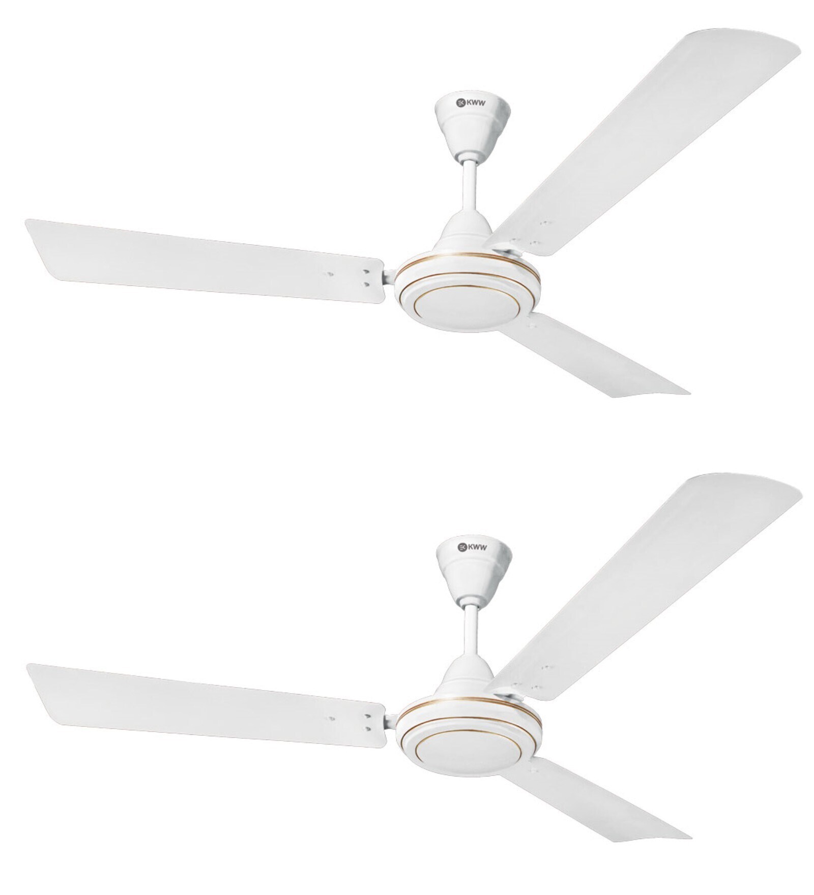 Buy KWW Altoz 1200 Mm High Speed Ceiling Fan (White) Set of 2 at 25% ...