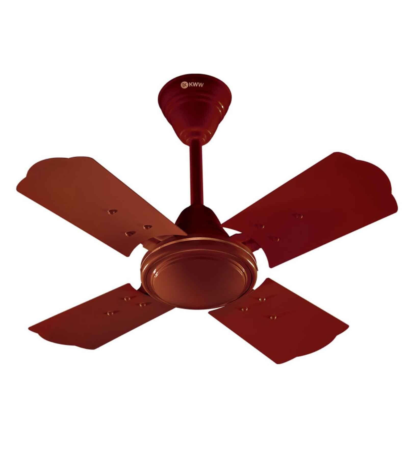 Buy KWW Zuper 600Mm High Speed Ceiling Fan (Brown) at 15% OFF by KWW ...