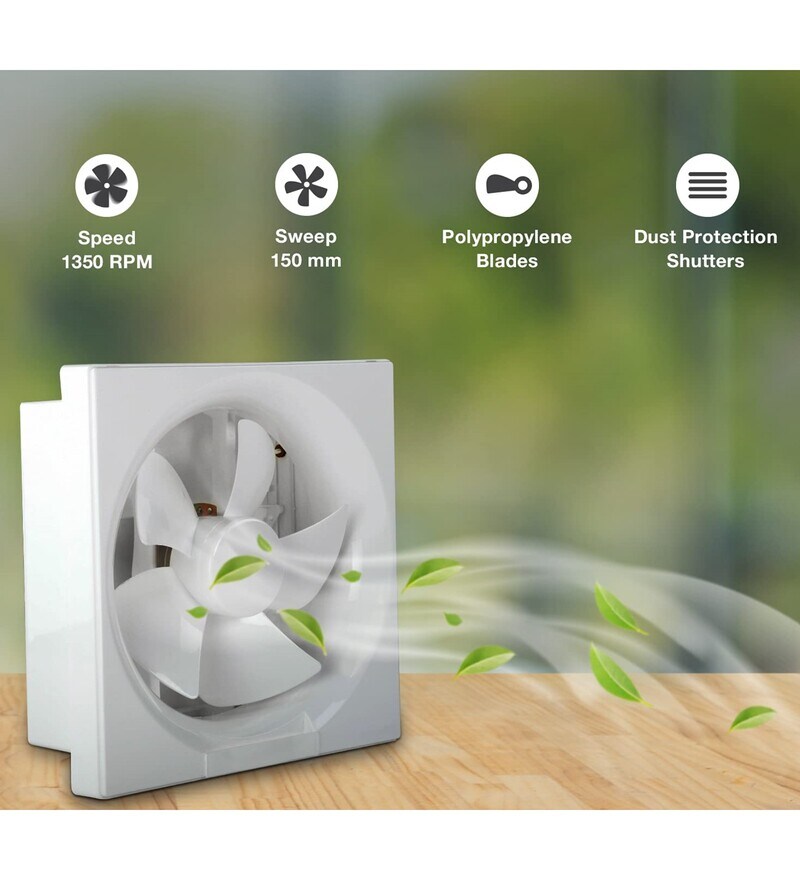 Buy KWW Freshy 250 Mm (10 Inch) Ventilation Fan (White) Online ...