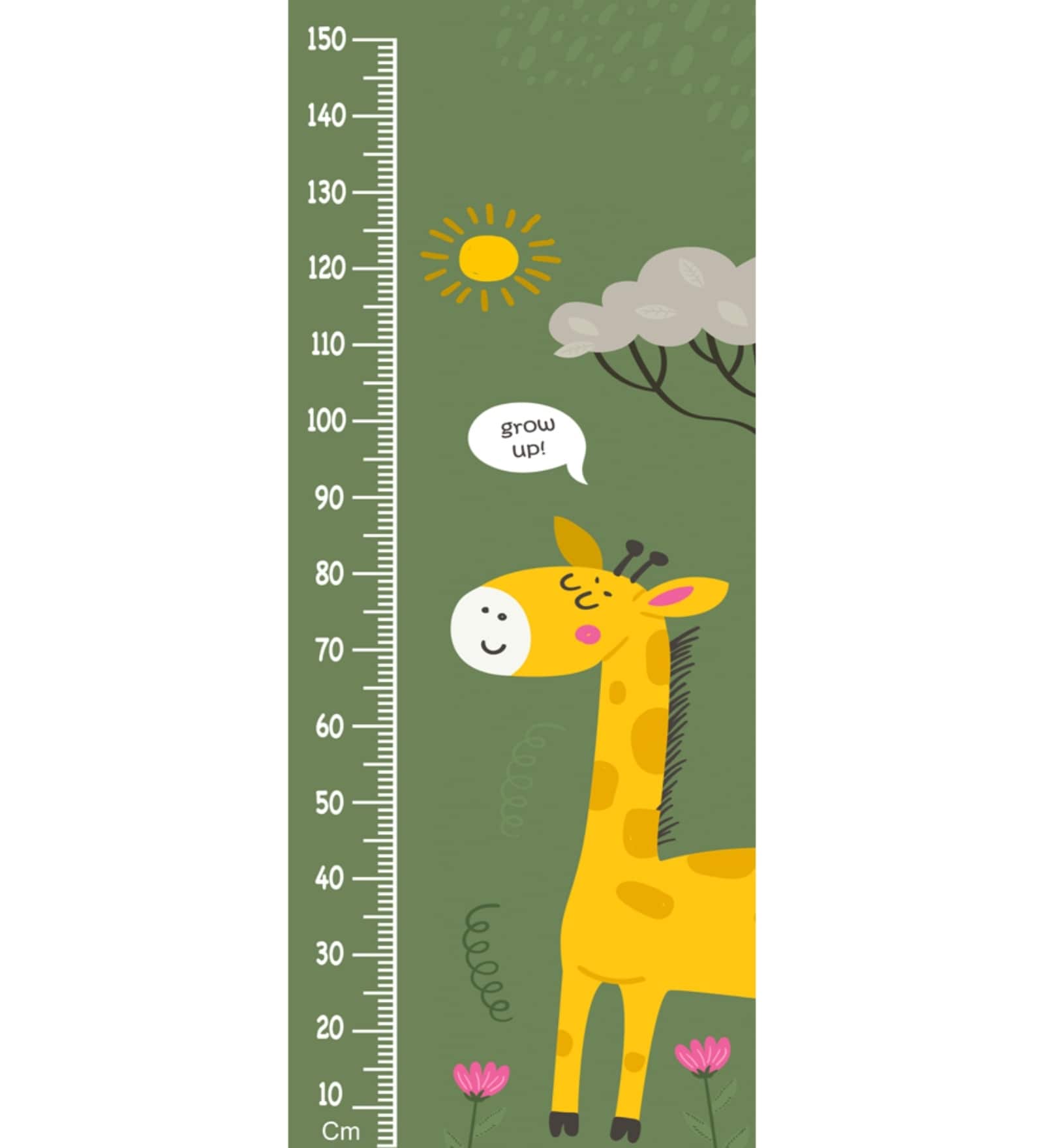 Buy Lazy Cute Giraffe in Multicolour Height Chart at 21% OFF by Wens ...