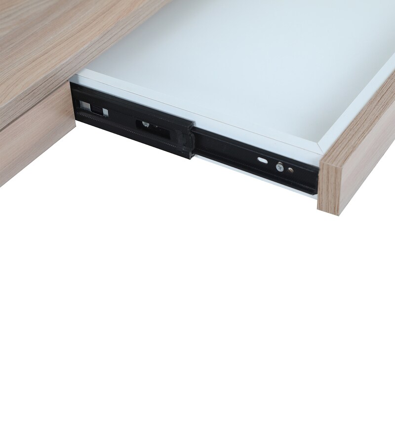 Buy Lara Study Table in White & Oakwood Finish by Atmosphere Online ...