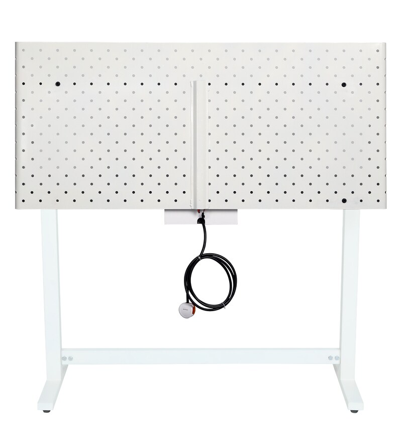 Buy Lara Study Table in White & Oakwood Finish by Atmosphere Online ...