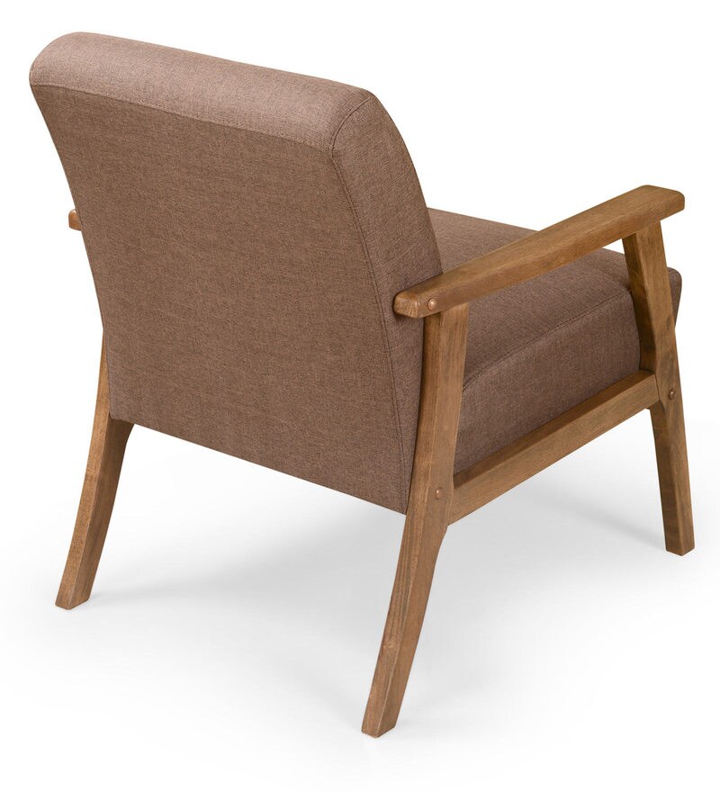 Buy Layla 1 Seater Sofa in Light Walnut colour by Nilkamal Online ...