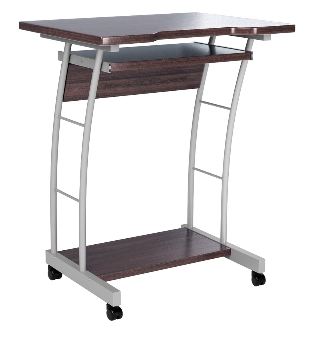 Buy Leo Computer Table in Walnut Finish Online - Computer Tables ...