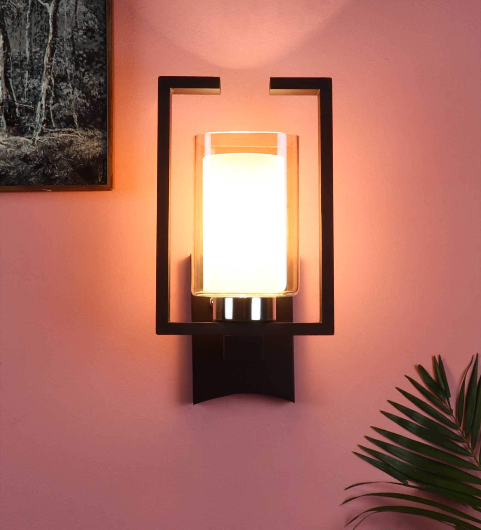 Buy Corner Metal LED Wall Flush Mount Light (Brown) at 5% OFF by LeArc ...