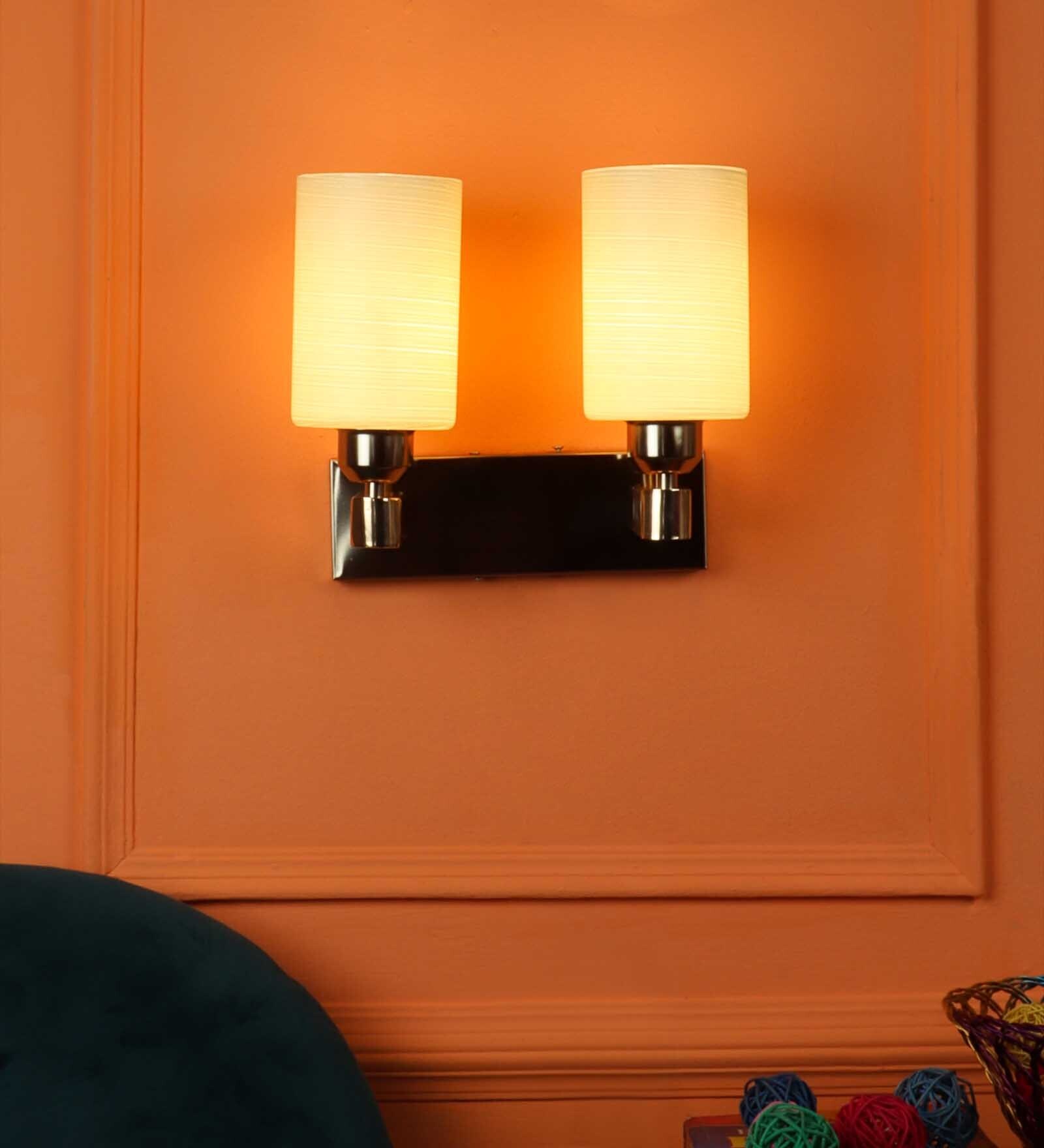 Buy Learc Designer Lighting Golden Finish Wall Light Wl2722 by LeArc ...