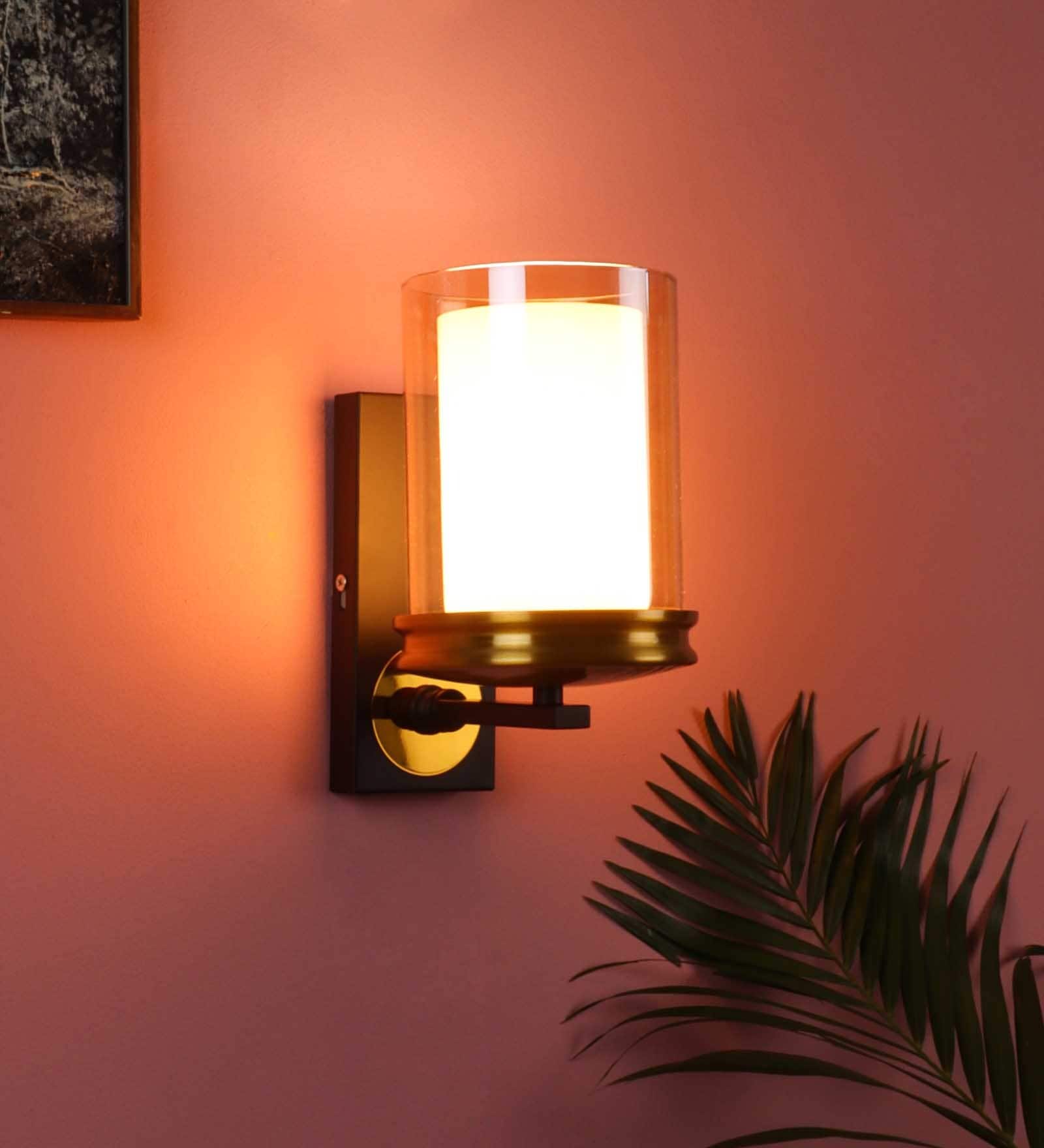 Buy Learc Designer Lighting Wrought Iron Rustic Finish Wall Light ...