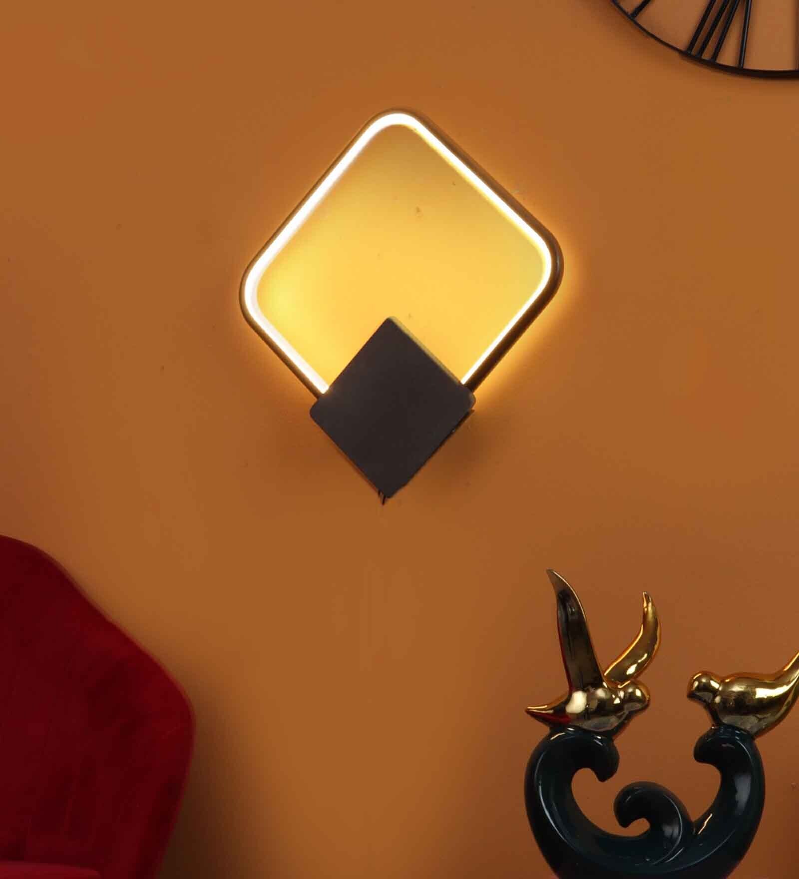 Buy LEARC Metal LED Novelty Wall Light (Black) at 10% OFF by LeArc ...
