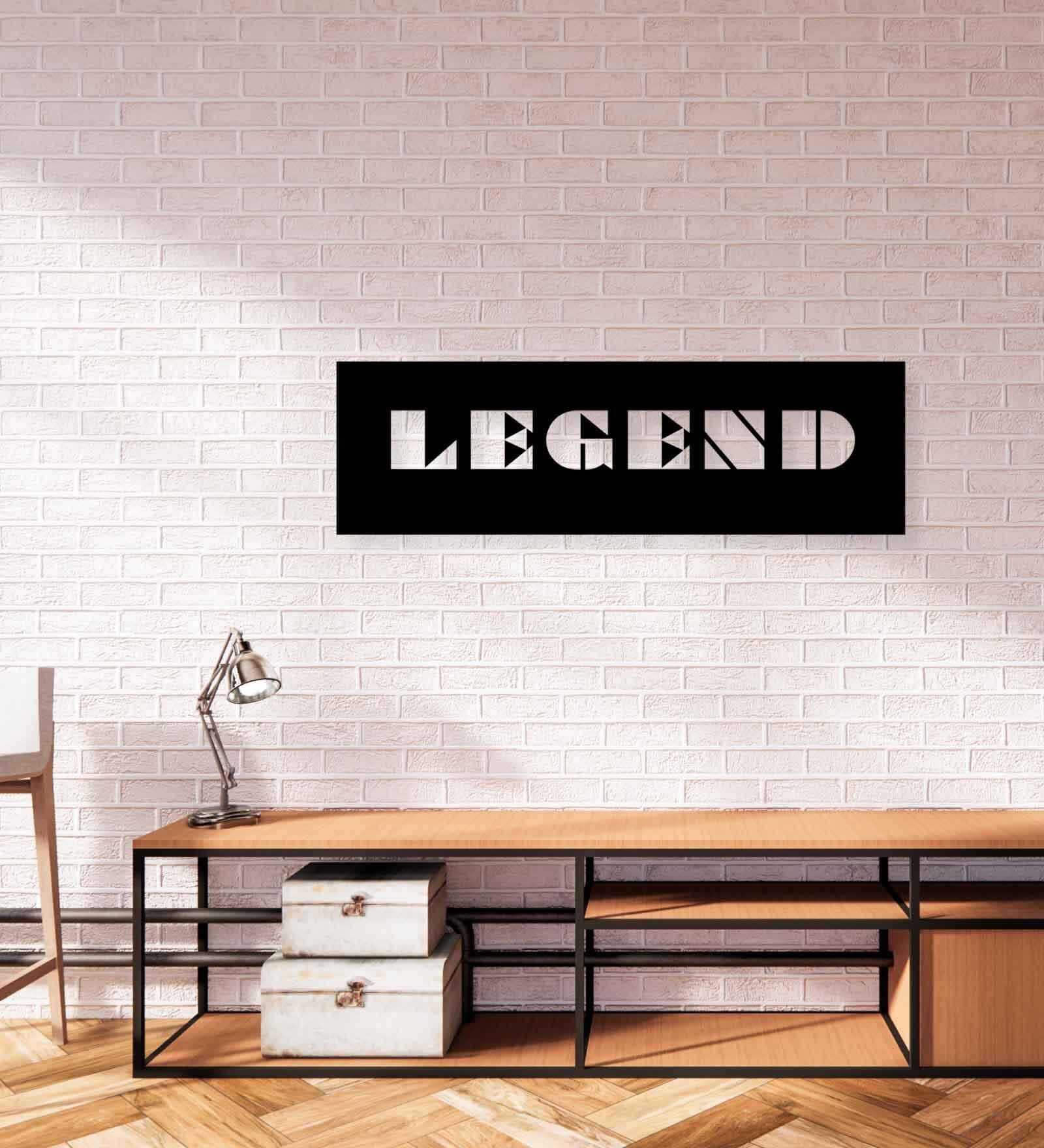 Buy Legend Black Mild Steel Wall Art at 17% OFF by Elysian Dekor ...