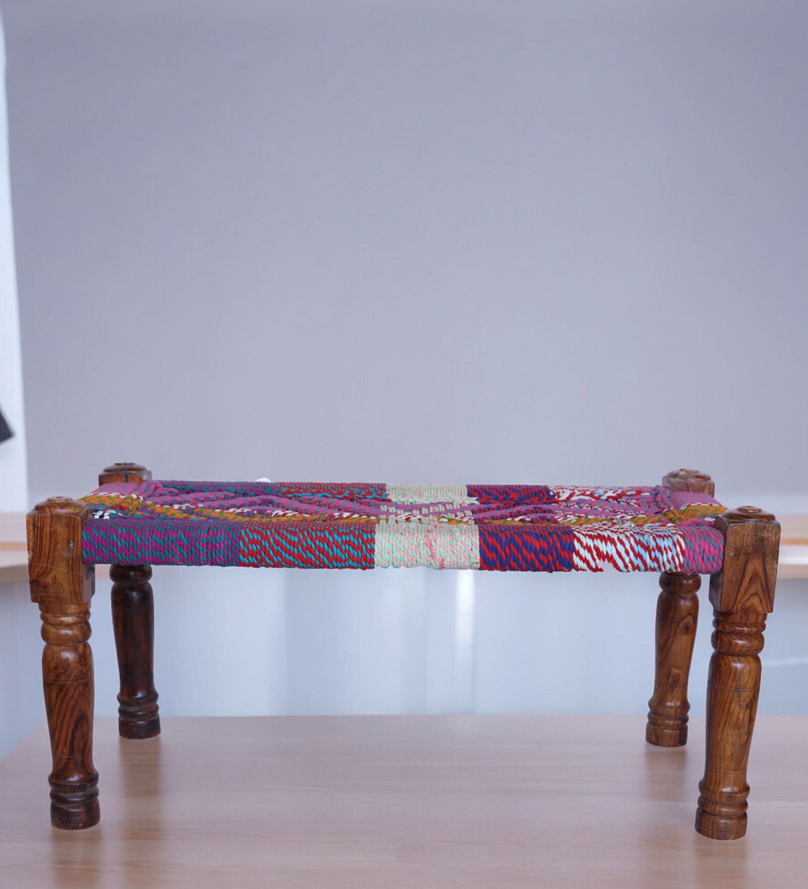 Buy Leo Mini Solid Wood Bench in Black & White Colour at 20% OFF by ...
