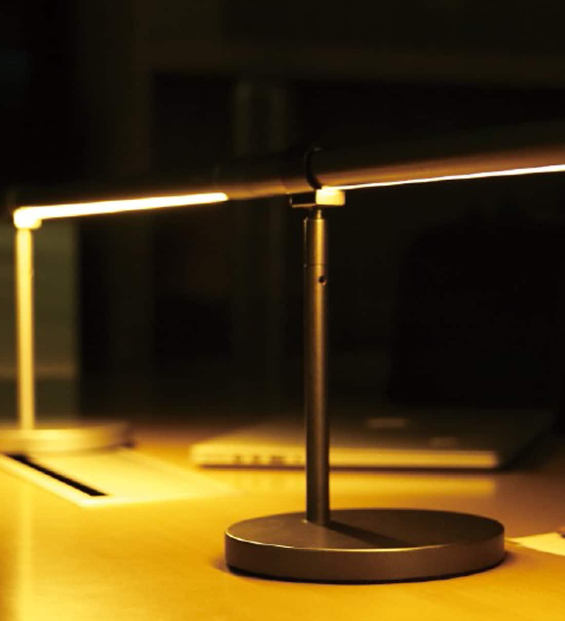 Buy LightStrip Grey Aluminium LED Table Lamp by Design Nest Online ...