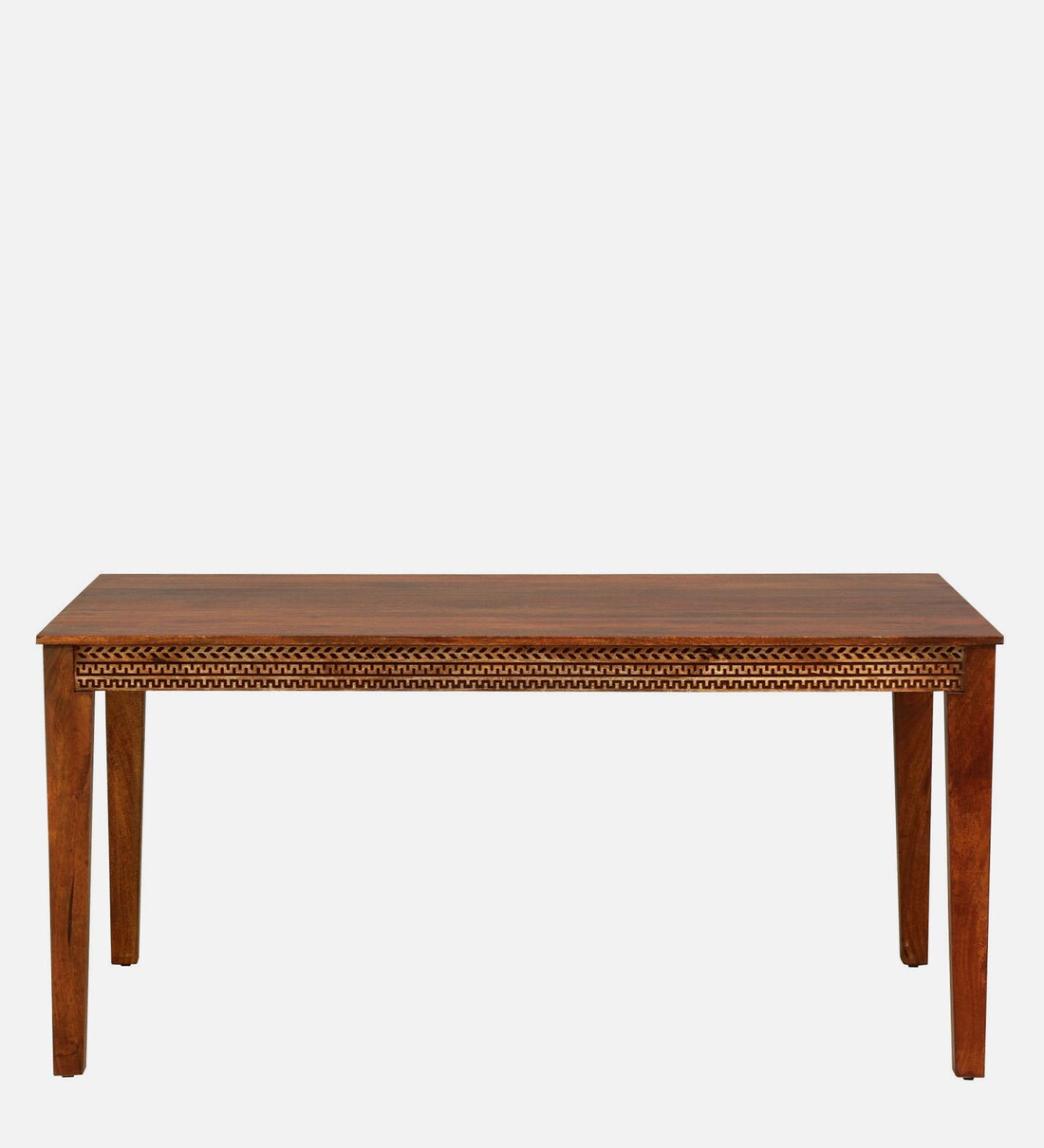 Buy Lima Solid Wood 6 Seater Dining Set In Honey Oak Finish With Bench ...