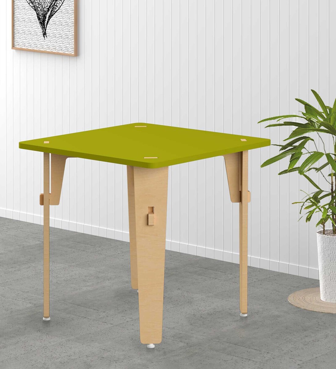 Buy Lime Fig Large Kids Activity Table in Green Colour at 5% OFF by X&Y ...