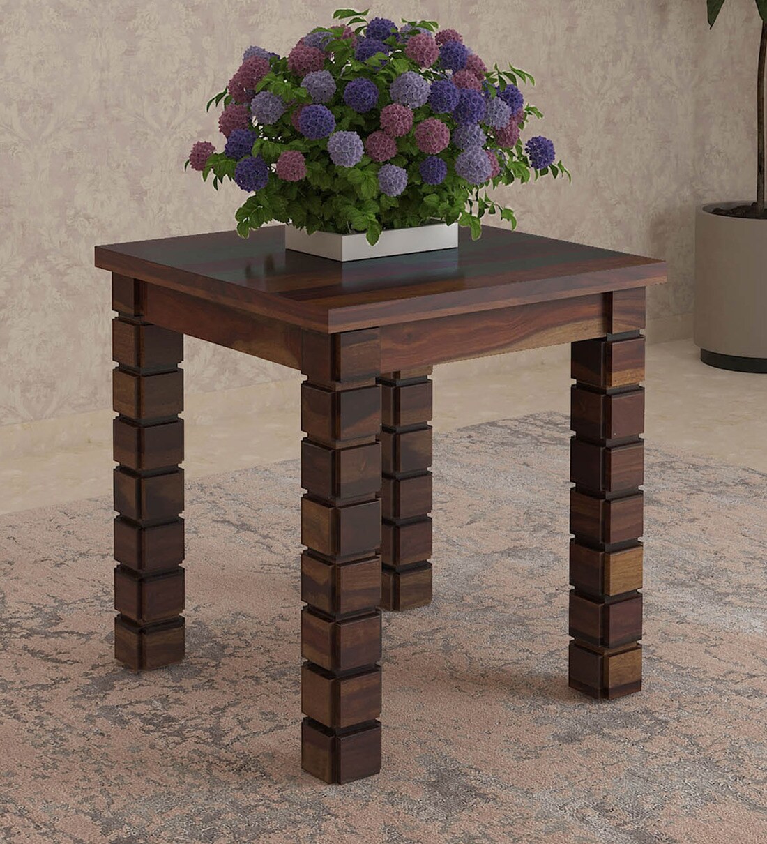 Buy Lincoln Solid Wood 2 Seater Dining Table In Provincial Teak Finish ...