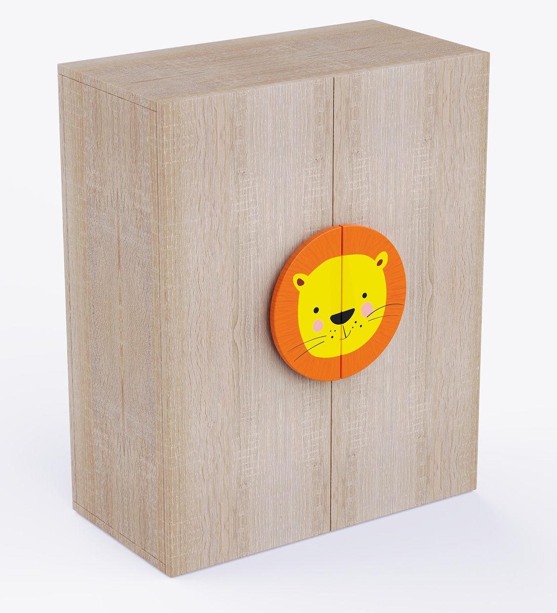 Buy Lion'S Den Kids Storage Cabinet in Oak Colour Online - Kids Storage ...