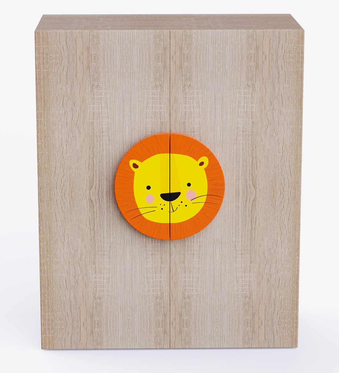 Buy Lion'S Den Kids Storage Cabinet in Oak Colour Online - Kids Storage ...