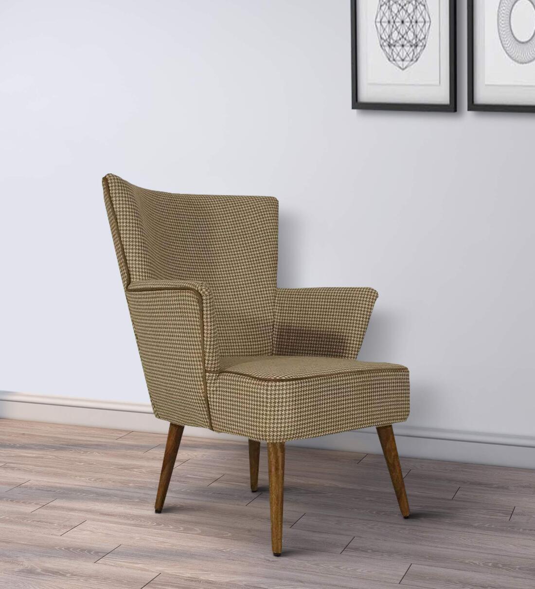 Buy Tavira Full Back Lounge Chair In Brown Colour at 12% OFF by ...