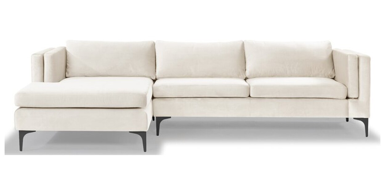 Buy Lima Fabric RHS Sectional Sofa in Beige Colour Online - Modern RHS Sectional Sofas ...