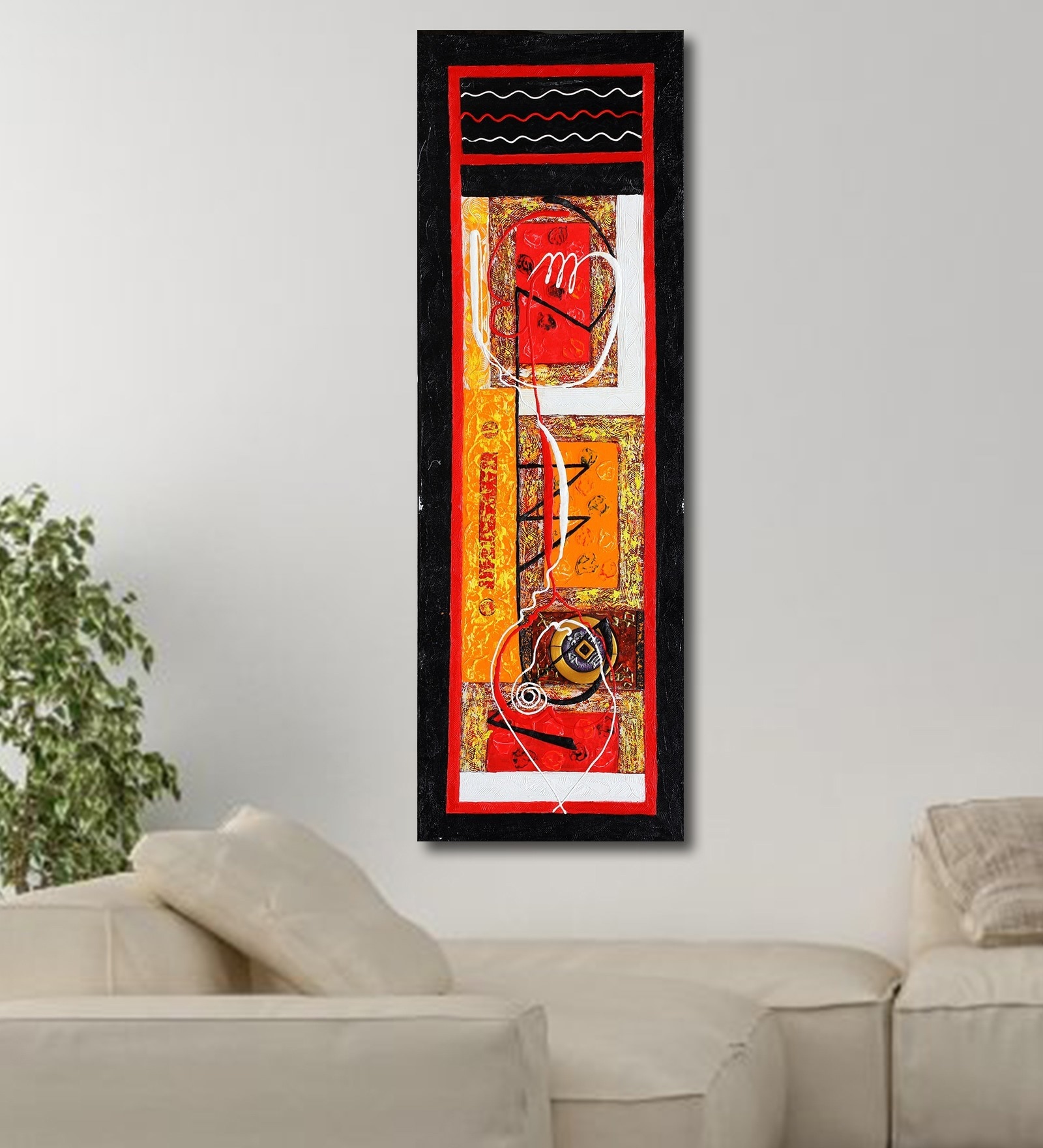 Buy Life Cycle Canvas Portrait Acrylic Painting by Pisarto at 24% OFF ...